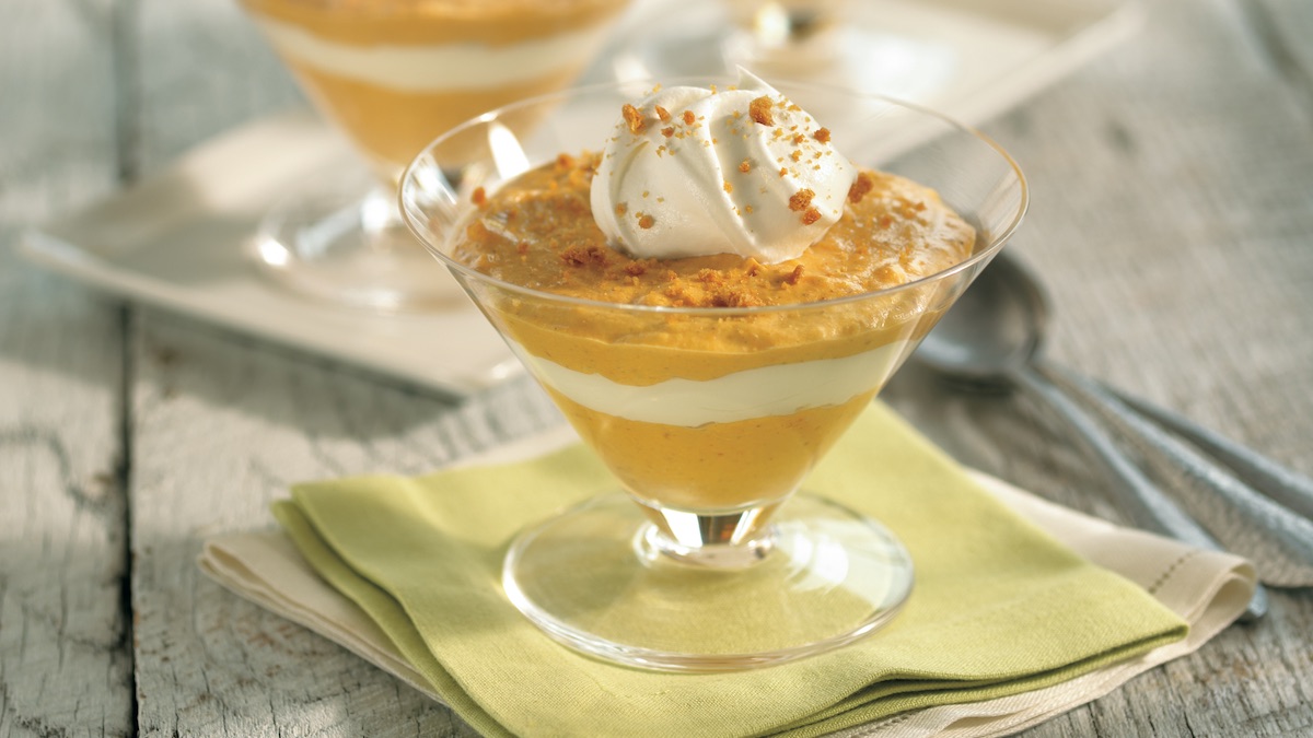 No-Bake Pumpkin Mousse Parfaits - DSM